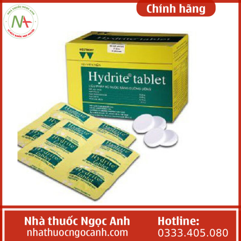 Viên nén Hydrite có tác dụng gì, giá bao nhiêu, mua ở đâu?