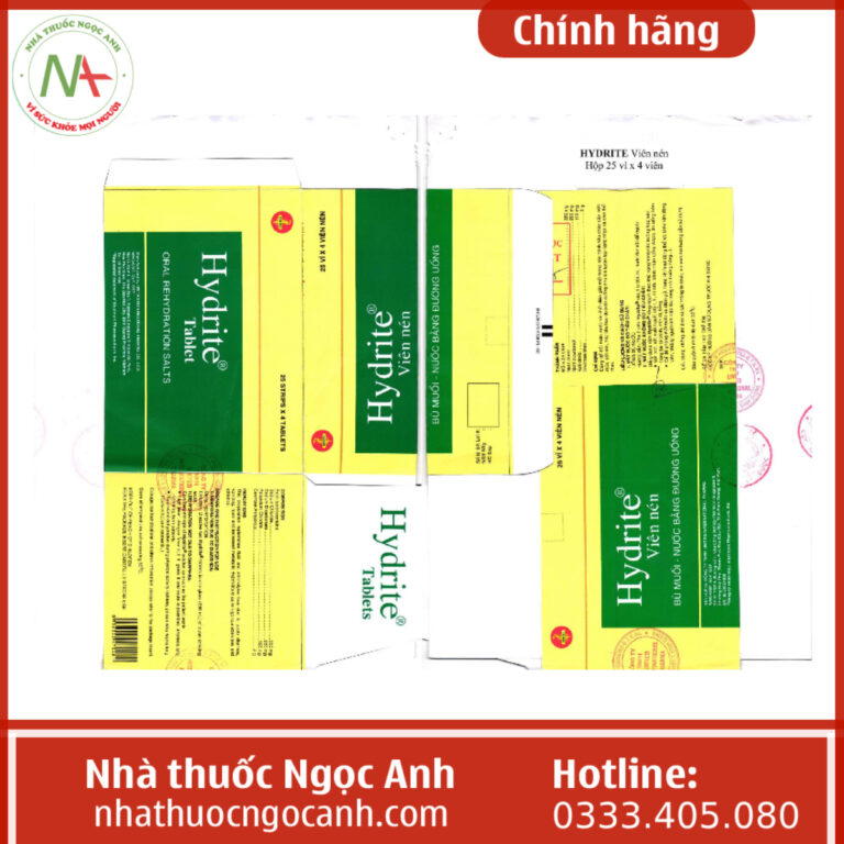 Viên nén Hydrite có tác dụng gì, giá bao nhiêu, mua ở đâu?