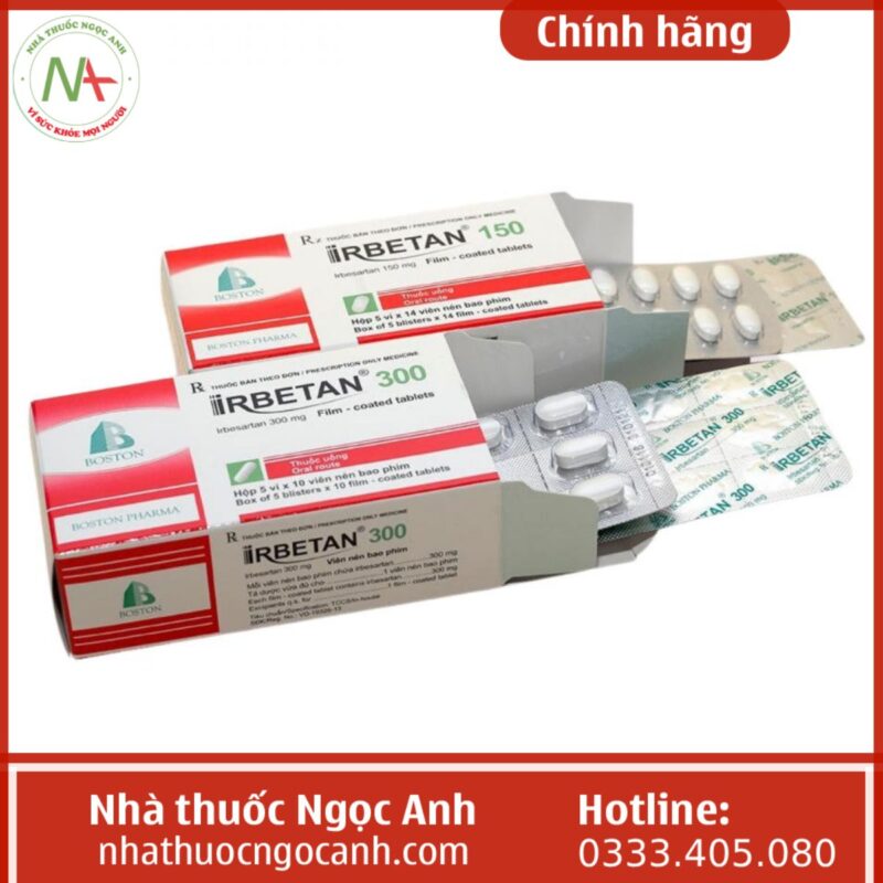 Thuốc trị huyết áp cao Irbetan 300 giá bao nhiêu? Mua ở đâu?