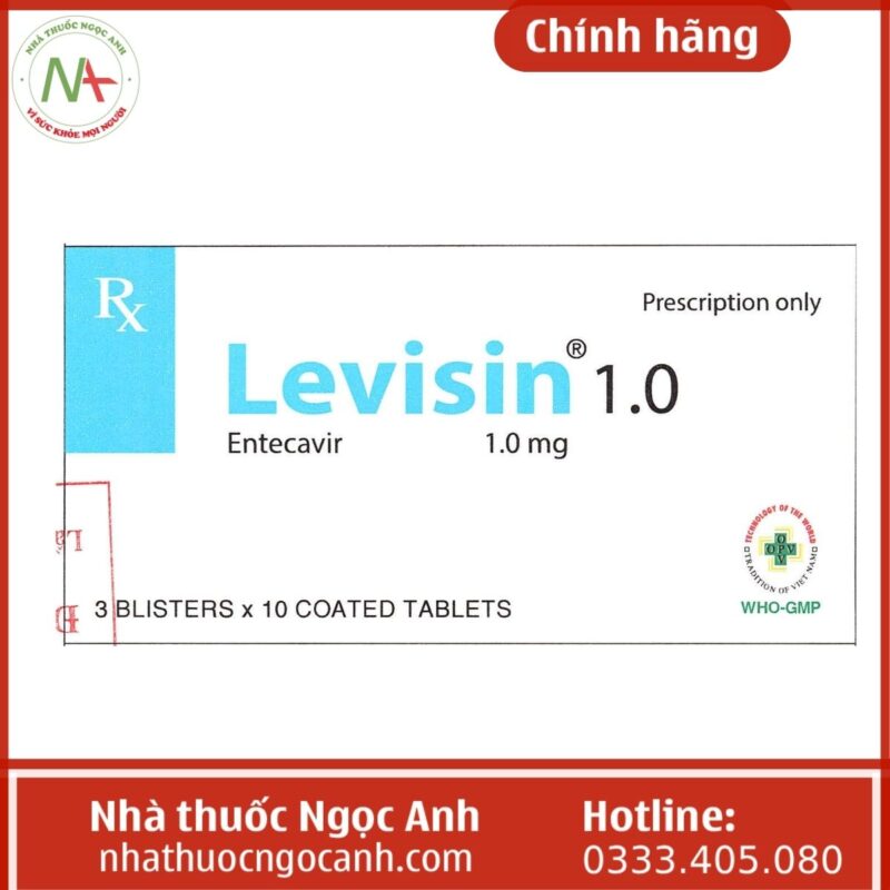 Thuốc Levisin 1.0 là thuốc gì, mua ở đâu, giá bao nhiêu, tác dụng gì