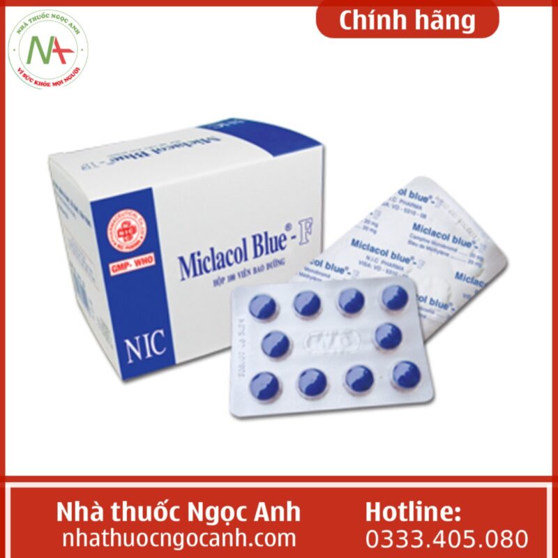Thuốc Miclacol Blue - F có tác dụng gì, là thuốc gì, giá bao nhiêu, mua ...