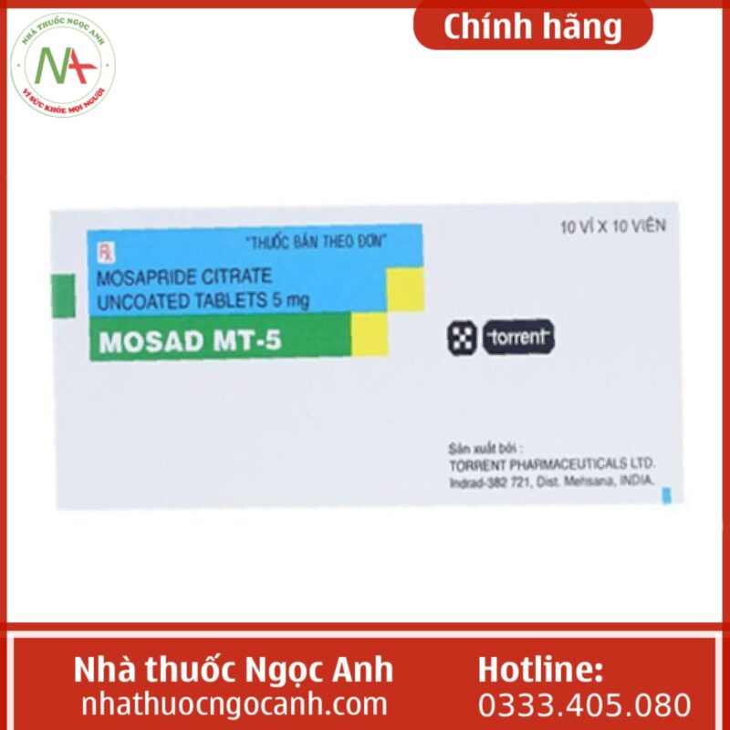 Thuốc Mosad MT-5 là thuốc gì, giá bao nhiêu, mua ở đâu, có tác dụng gì?