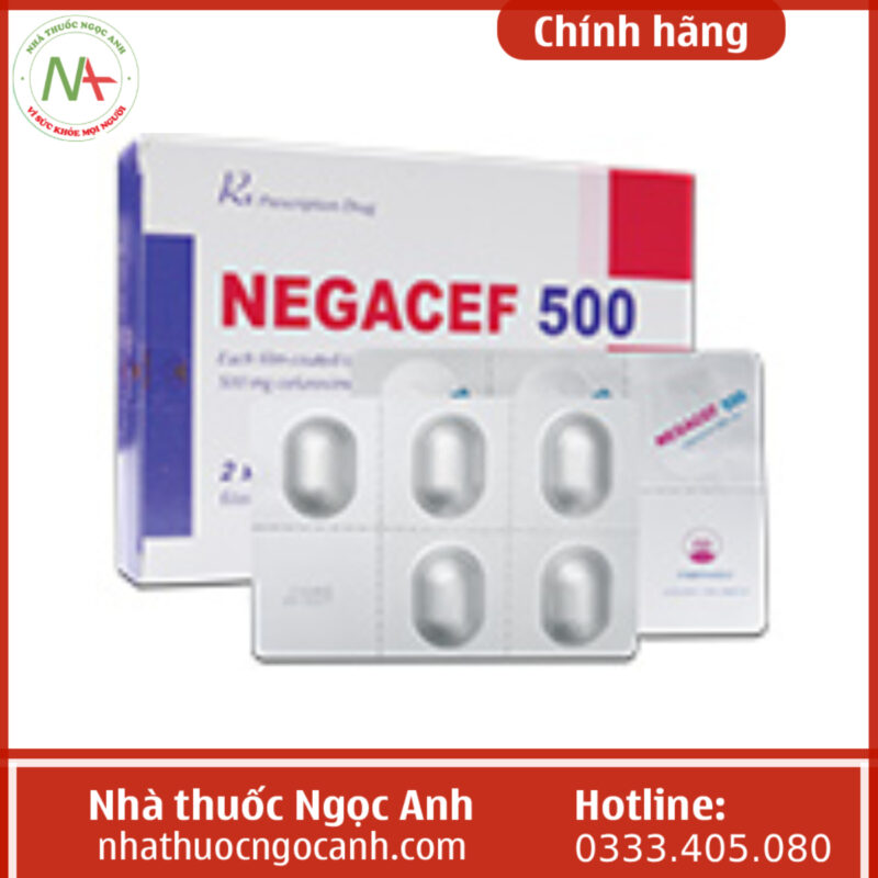 Thuốc Negacef 500 là thuốc gì, giá bao nhiêu, mua ở đâu?