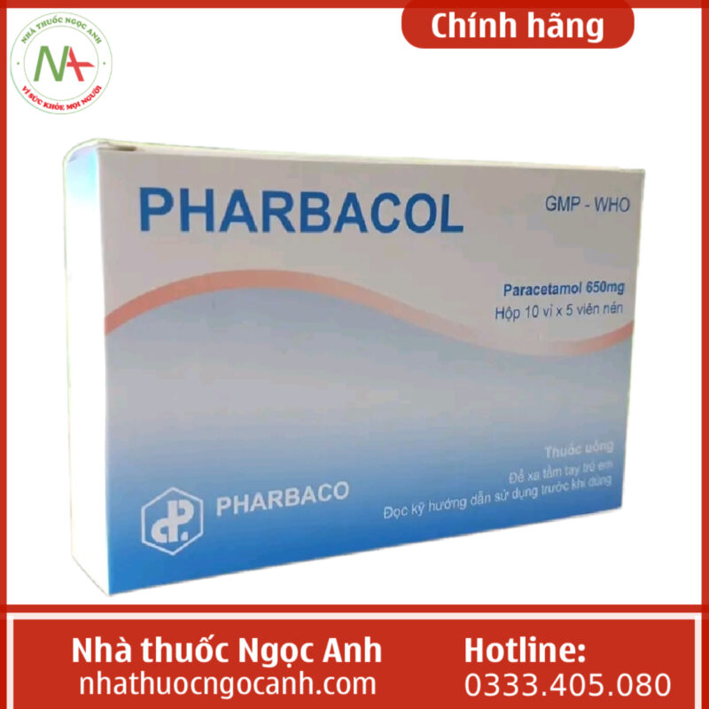 Thuốc Pharbacol 650mg là thuốc gì, giá bao nhiêu, mua ở đâu?