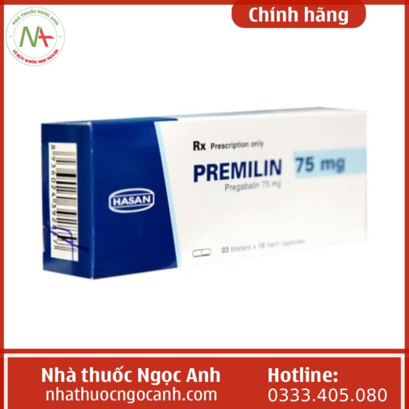 Thuốc Premilin 75 mg có tác dụng gì, là thuốc gì, giá bao nhiêu, mua ở đâu?