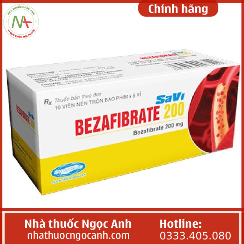 Thuốc Savi Bezafibrate 200 là thuốc gì, giá bao nhiêu, mua ở đâu?