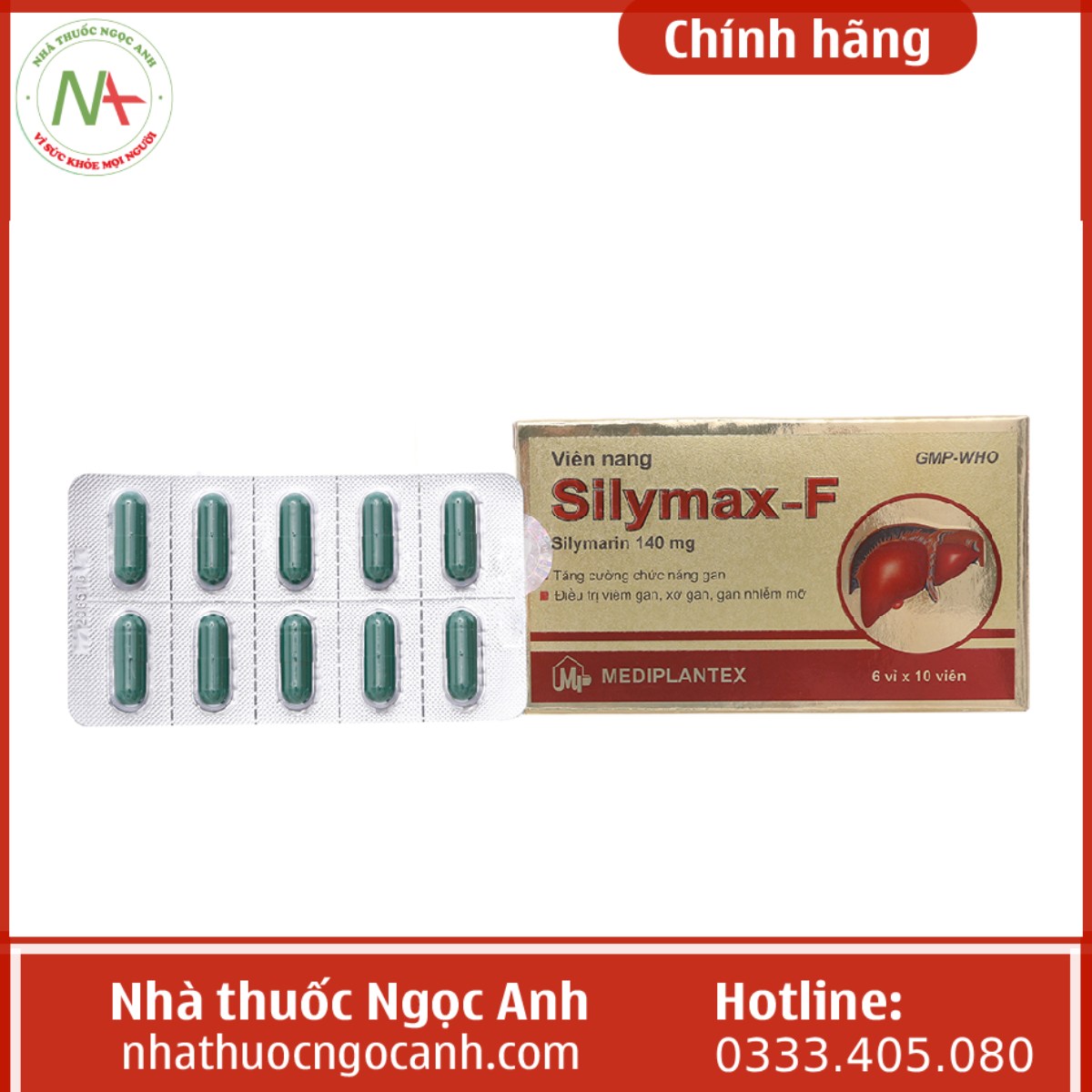 Thuốc Silymax-F 140 mg là thuốc gì, có tác dụng gì, giá bao nhiêu, mua ...
