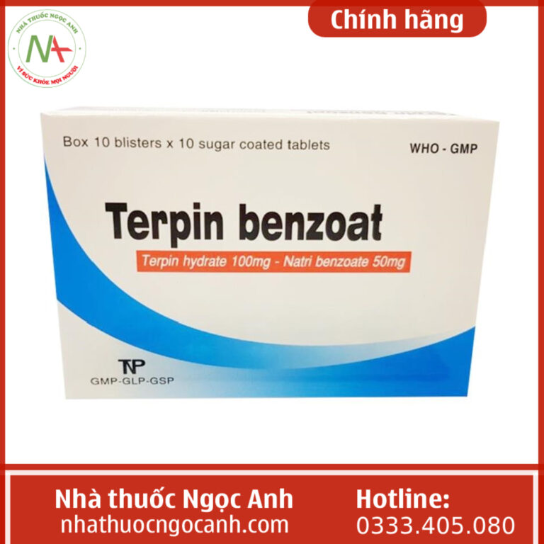 Thuốc Terpin Benzoat (Thành Nam) là thuốc gì, có tác dụng gì, giá bao ...