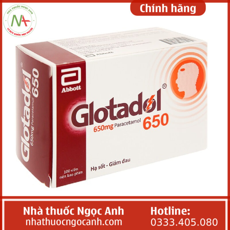 Thuốc Glotadol 650 là thuốc gì, giá bao nhiêu? Mua ở đâu?