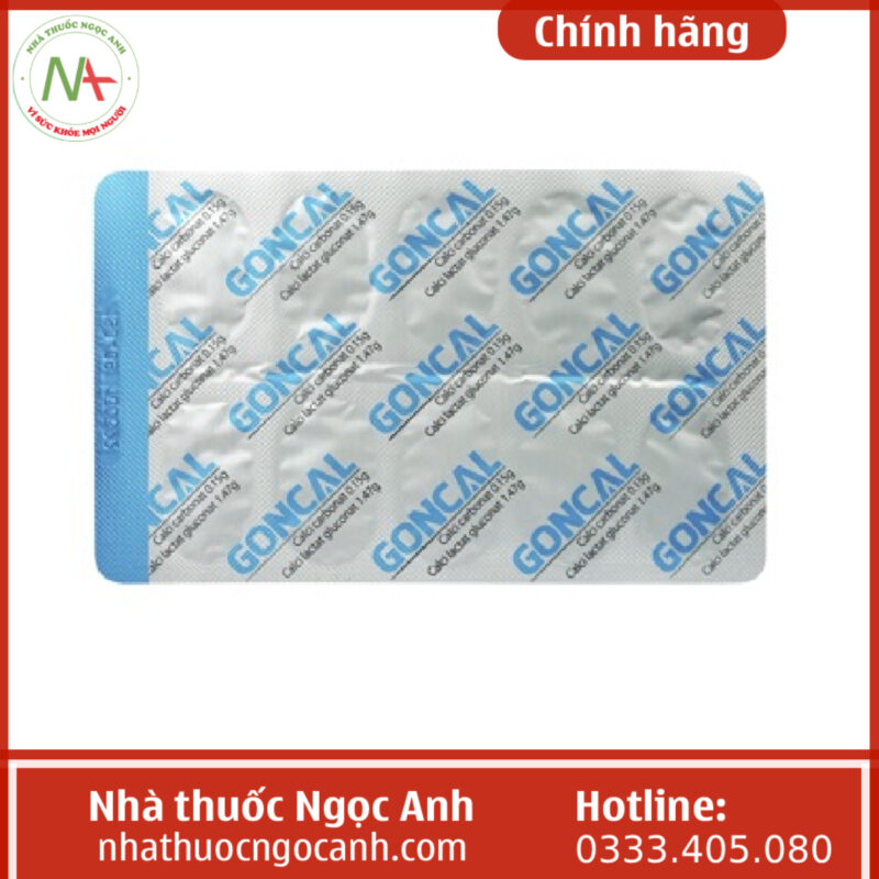 Thuốc Goncal là thuốc gì, chữa bệnh gì, giá bao nhiêu? Mua ở đâu?