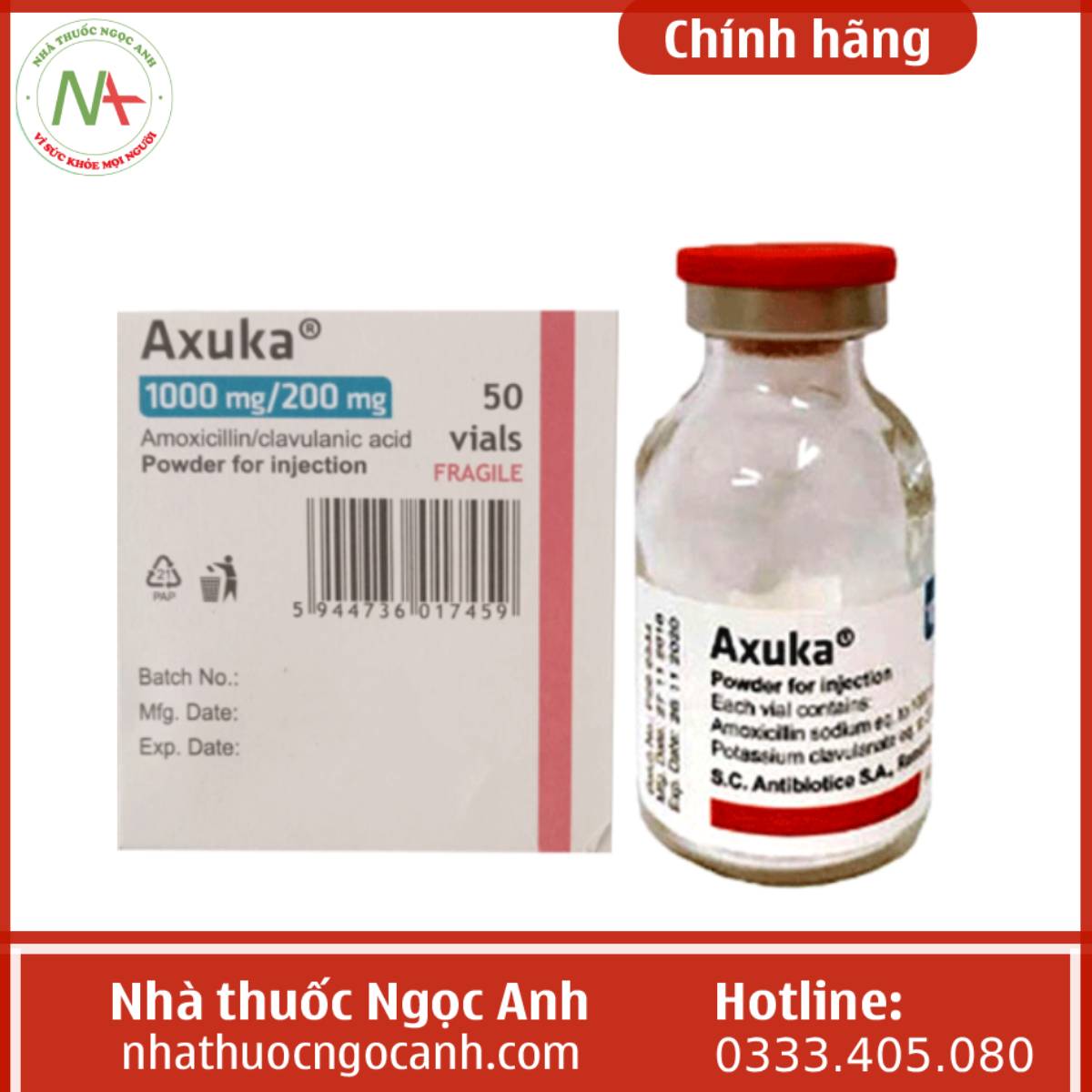 Thuốc Axuka là thuốc gì? Giá bao nhiêu? Mua ở đâu?