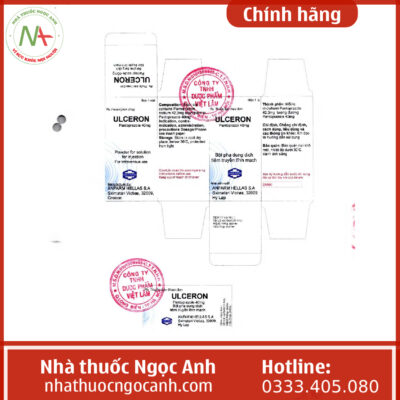 Thuốc tiêm ULceron 40mg tác dụng gì, giá bao nhiêu, mua ở đâu?