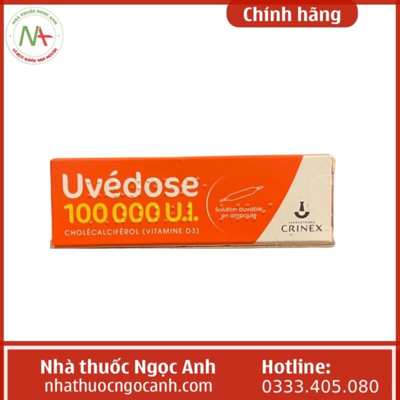 Thuốc Uvedose 100000 UI cách sử dụng, giá bao nhiêu, mua ở đâu