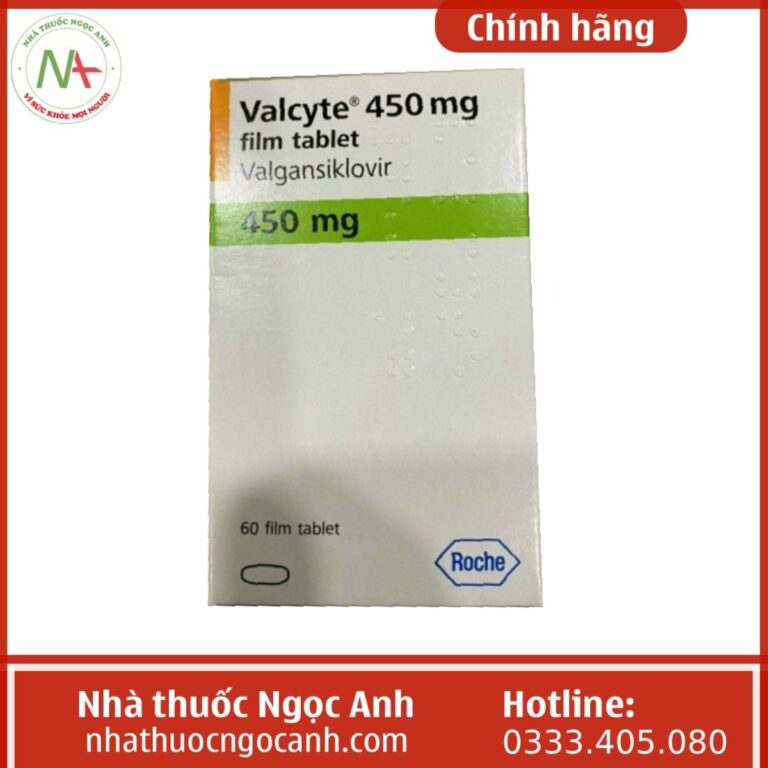 Thuốc Valcyte 450 mg là thuốc gì, giá bao nhiêu, mua ở đâu, có tác dụng gì?