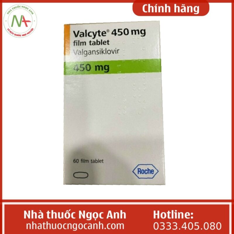 Thuốc Valcyte 450 mg là thuốc gì, giá bao nhiêu, mua ở đâu, có tác dụng gì?