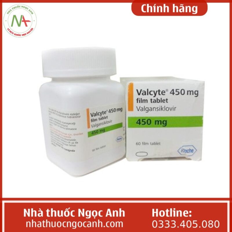 Thuốc Valcyte 450 mg là thuốc gì, giá bao nhiêu, mua ở đâu, có tác dụng gì?