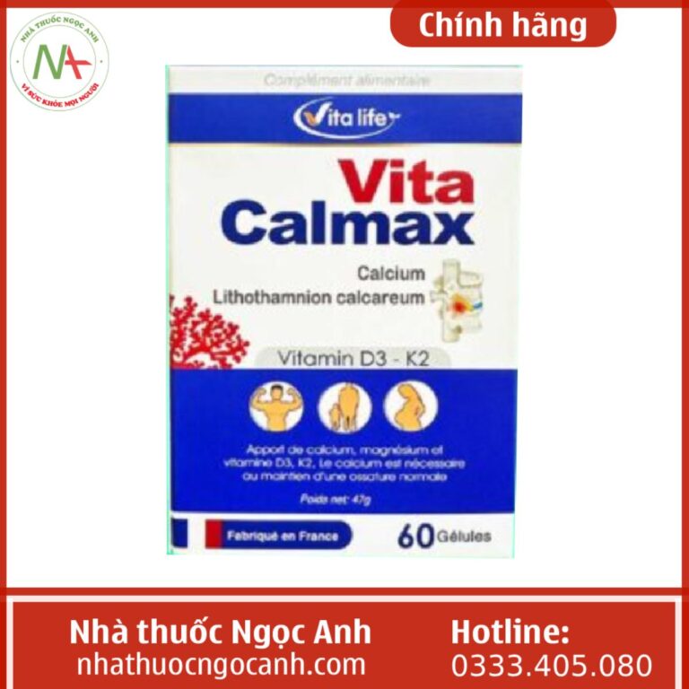 Vita Calmax là thuốc gì? Giá bao nhiêu? Mua ở đâu?