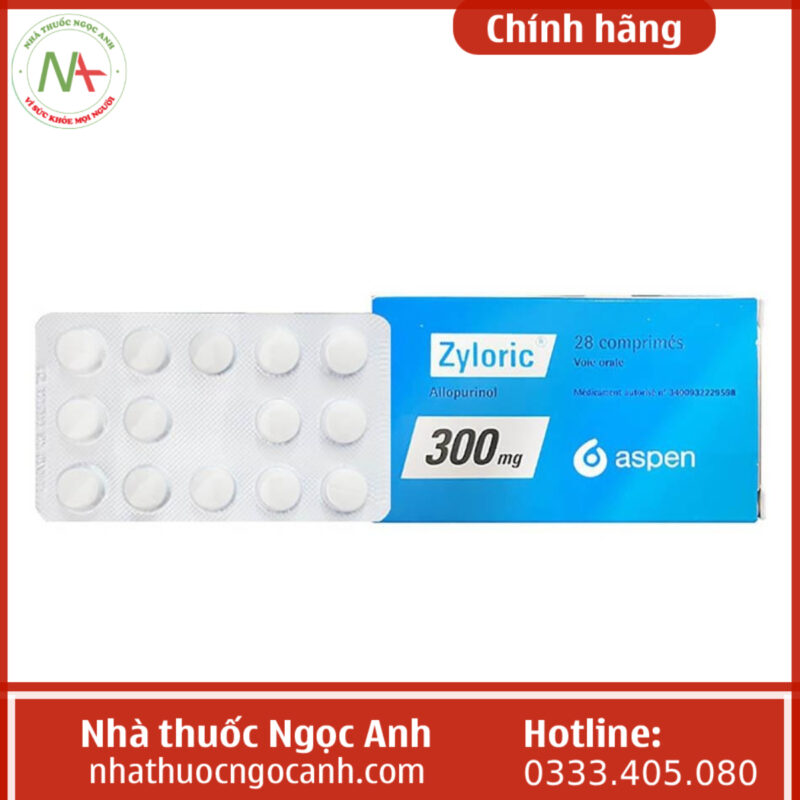 Thuốc Zyloric 300mg là thuốc gì, giá bao nhiêu, mua ở đâu?
