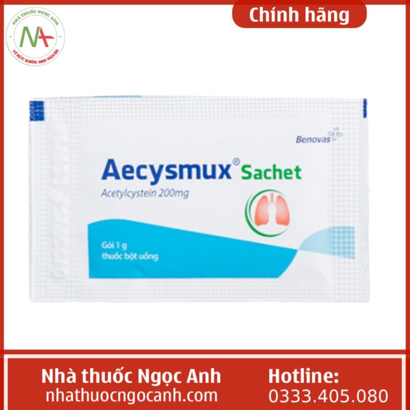 Thuốc Aecysmux Sachet DCL có tác dụng gì? giá bao nhiêu? mua ở đâu