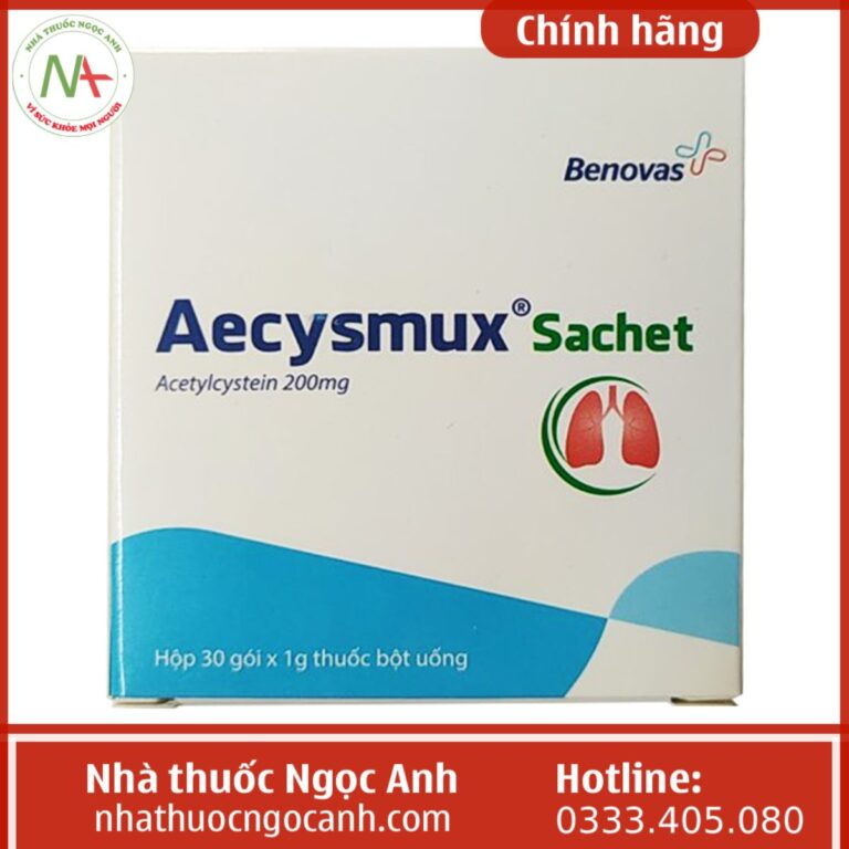 Thuốc Aecysmux Sachet DCL có tác dụng gì? giá bao nhiêu? mua ở đâu