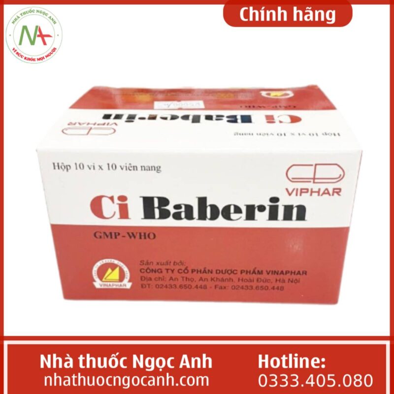 Thuốc Ci Baberin là thuốc gì? Giá bao nhiêu? Mua ở đâu?