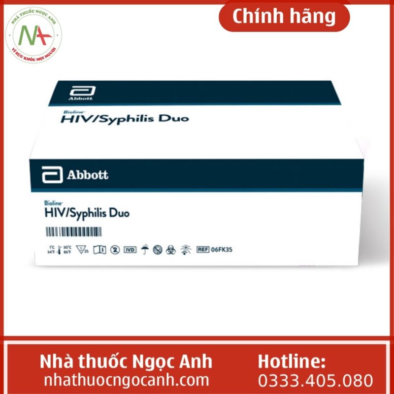 Bioline HIV/Syphilis Duo Abbott có tốt không, giá bao nhiêu, mua ở đâu?