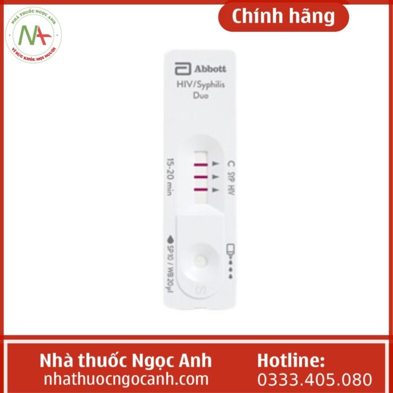Bioline HIV/Syphilis Duo Abbott có tốt không, giá bao nhiêu, mua ở đâu?