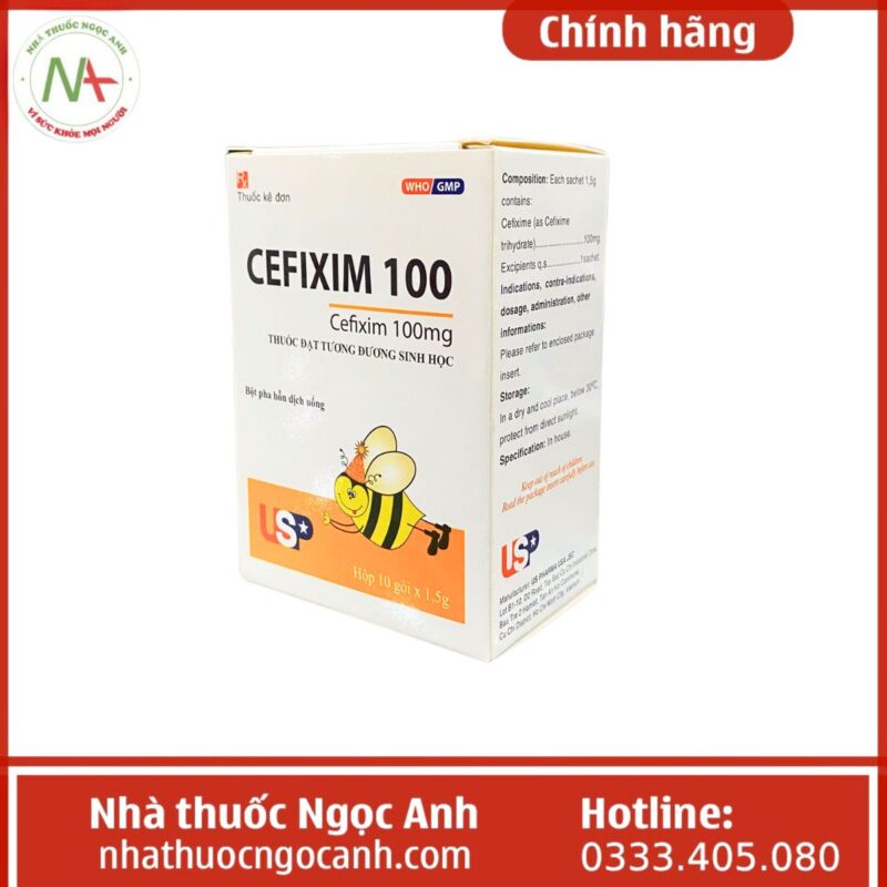 Thuốc Cefixim 100 US Pharma là thuốc gì, giá bao nhiêu? Mua ở đâu?