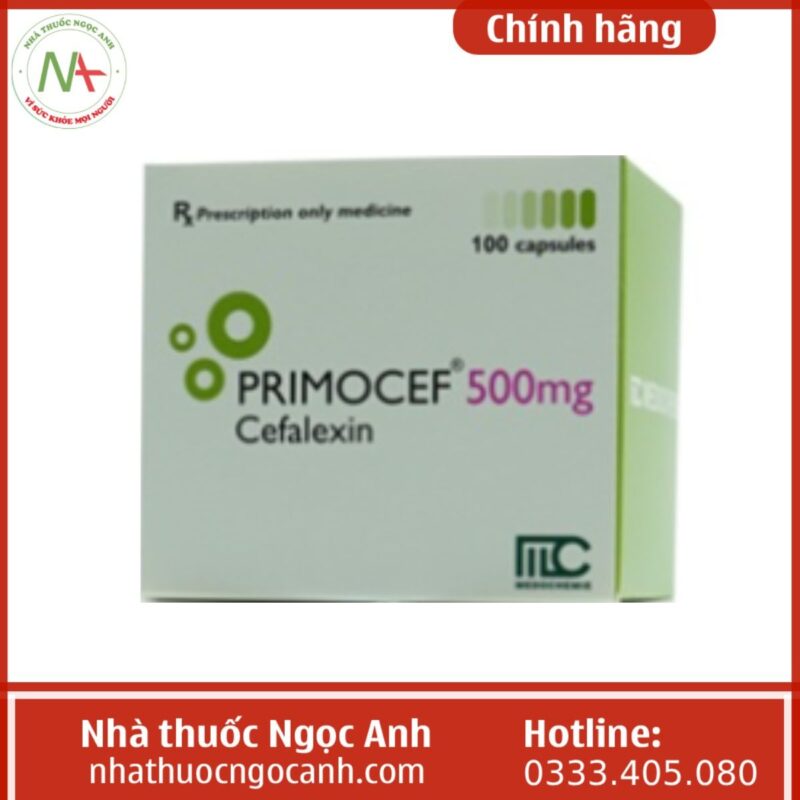 Thuốc Primocef 500mg là thuốc gì, giá bao nhiêu, mua ở đâu