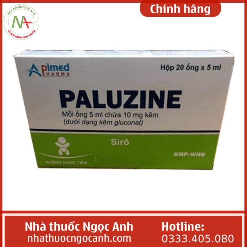 Thuốc Paluzine 10mg/5ml có tác dụng gì? giá bao nhiêu, mua ở đâu