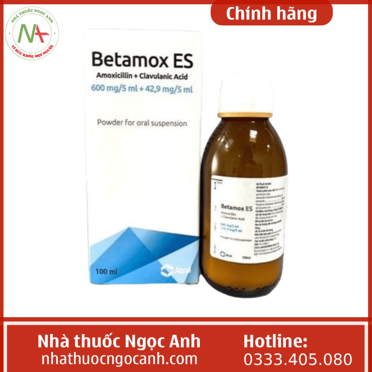 Thuốc Betamox ES có tác dụng gì? giá bao nhiêu? mua ở đâu