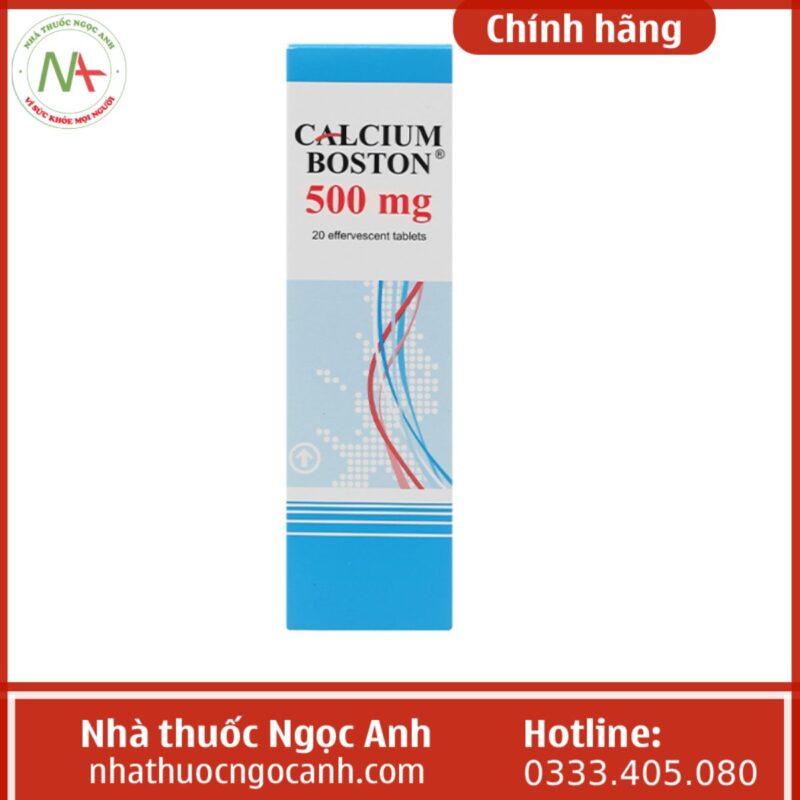 Thuốc Calcium Boston 500mg có tác dụng gì? giá bao nhiêu? mua ở đâu
