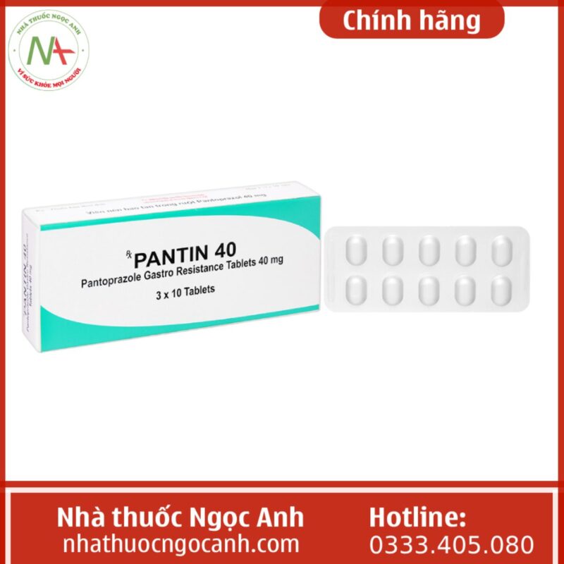 Thuốc Pantin 40 có tác dụng gì? giá bao nhiêu? mua ở đâu