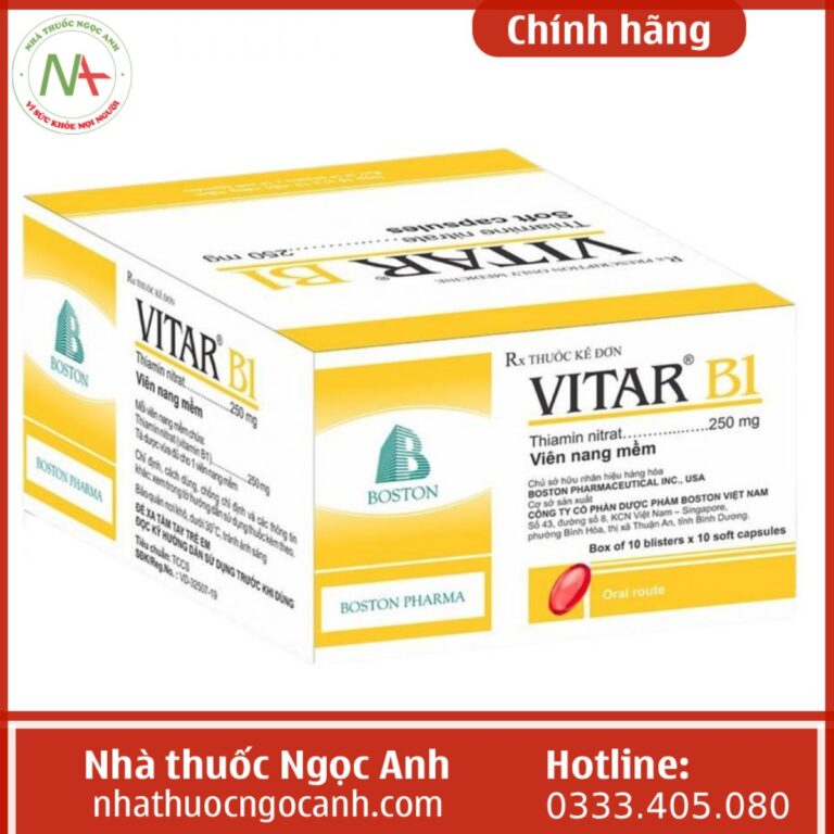 Thuốc Vitar B1 có tác dụng gì? giá bao nhiêu, mua ở đâu