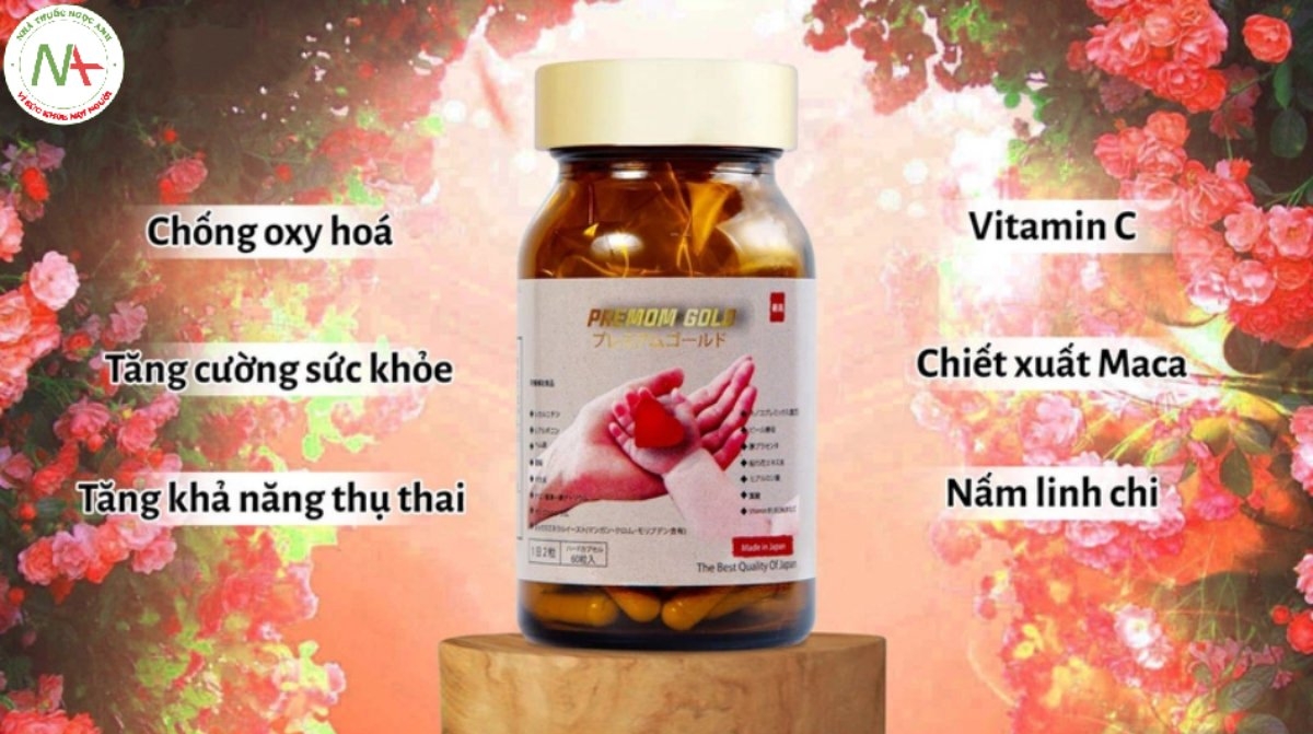 Thuốc Premom Gold Jpanwell có tác dụng gì, có tốt không, giá bao nhiêu ...