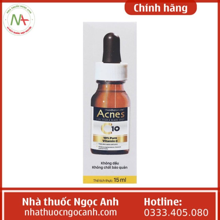 Dung dịch trị thâm sẹo Acnes C10 giá bao nhiêu, mua ở đâu?
