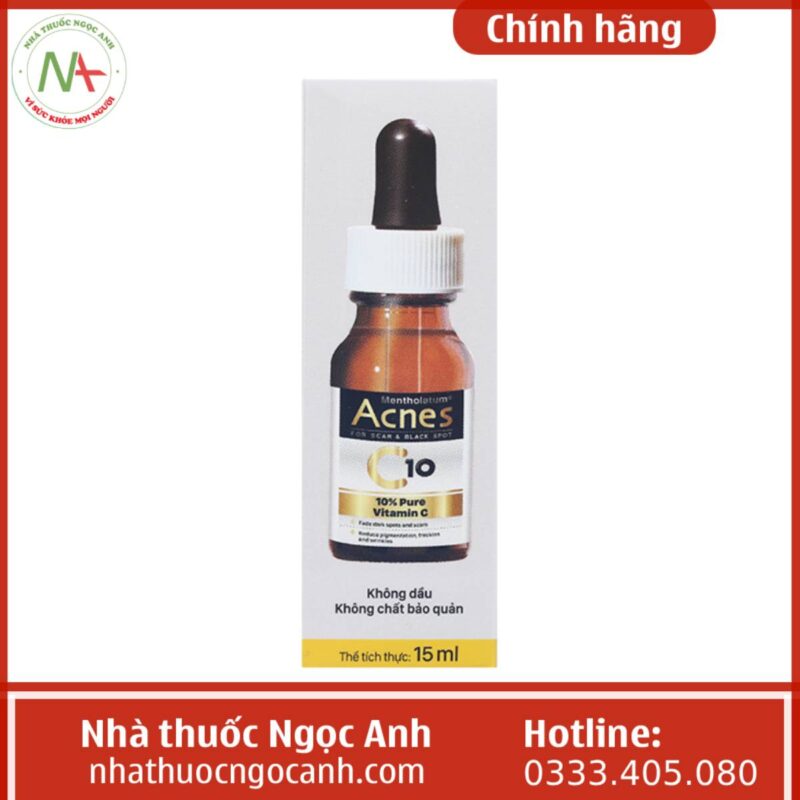 Dung dịch trị thâm sẹo Acnes C10 giá bao nhiêu, mua ở đâu?