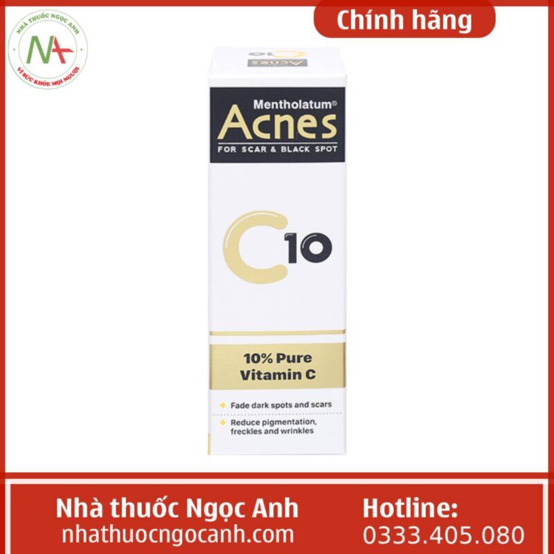 Dung dịch trị thâm sẹo Acnes C10 giá bao nhiêu, mua ở đâu?