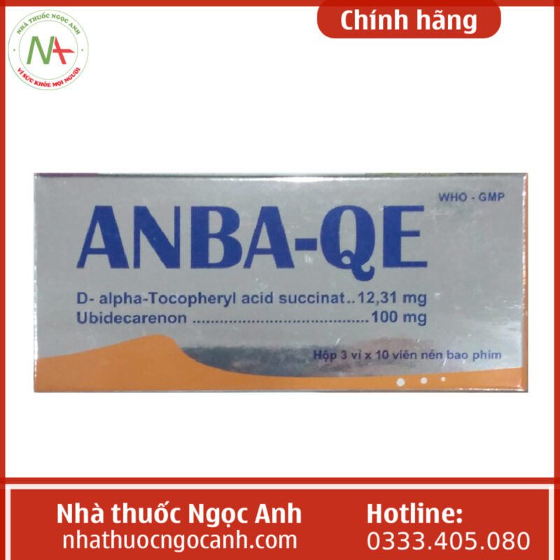 Thuốc Anba-QE là thuốc gì, công dụng gì, giá bao nhiêu, mua ở đâu?
