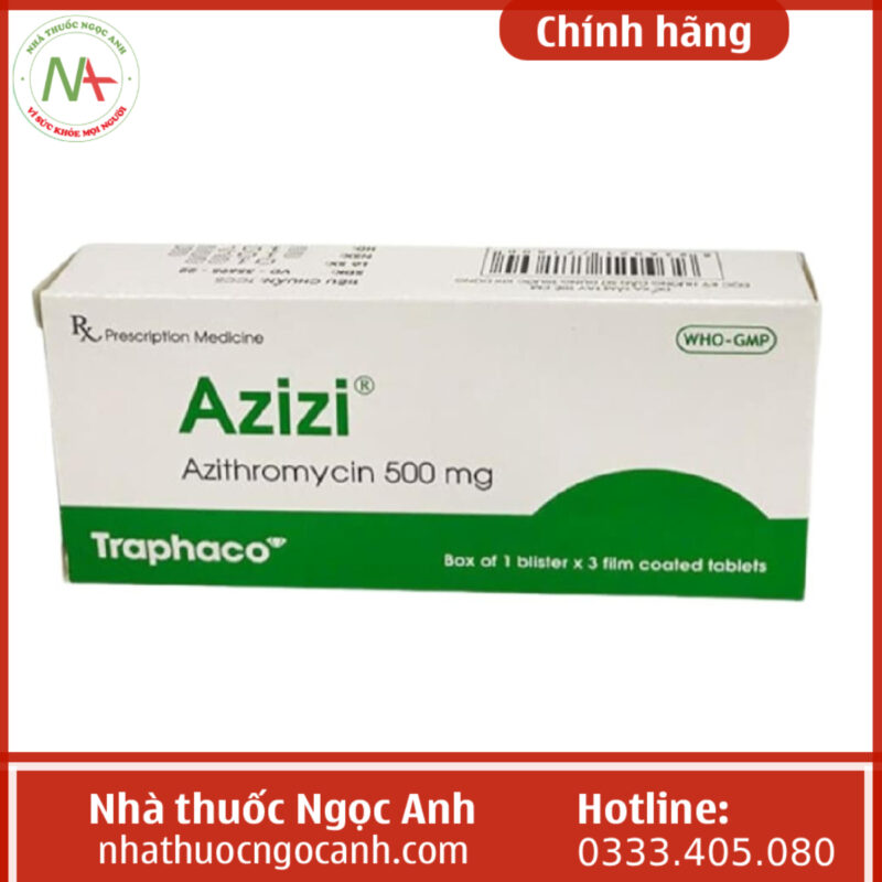 Thuốc Azizi 500mg Traphaco là thuốc gì, giá bao nhiêu, mua ở đâu?