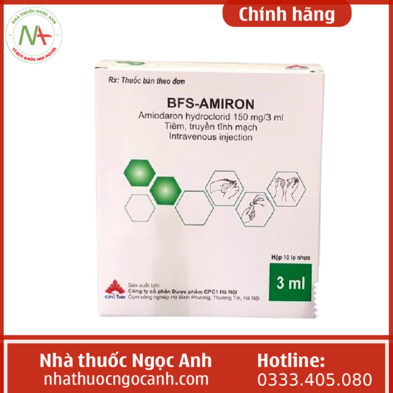 Thuốc tiêm BFS-Amiron có tốt không, giá bao nhiêu? Mua ở đâu?