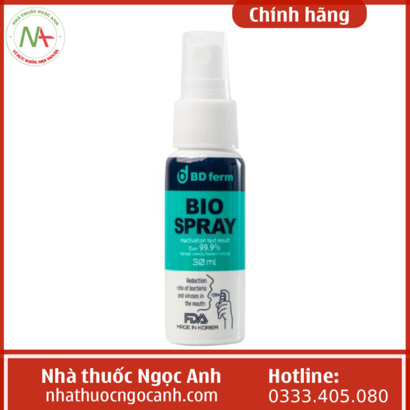 Thuốc xịt họng Bio Spray có tốt không, giá bao nhiêu, mua ở đâu?