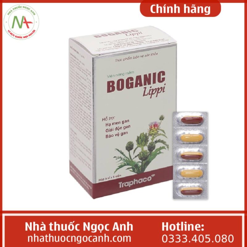 Boganic Lippi là thuốc gì? Giá bao nhiêu? Mua ở đâu?