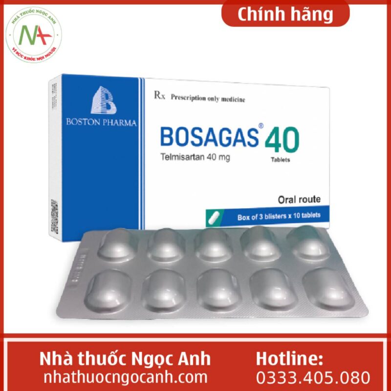Thuốc Bosagas 40 có tác dụng gì? Giá bao nhiêu? Mua ở đâu?
