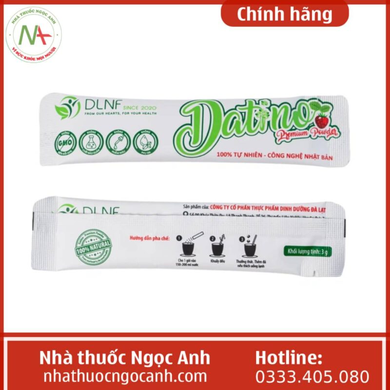 Bột Rau Má Datino nguyên chất giá bao nhiêu, mua ở đâu?