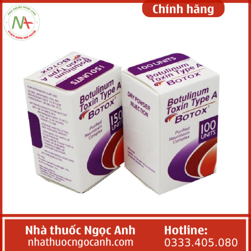 Thuốc Botox 100 Units Allergan giá bao nhiêu? Mua ở đâu?