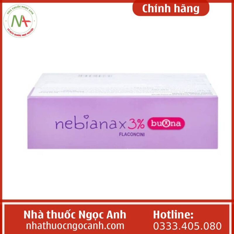 Dung dịch nhỏ mũi Buona Nebianax 3% Flaconcini giá bao nhiêu? Mua ở đâu?