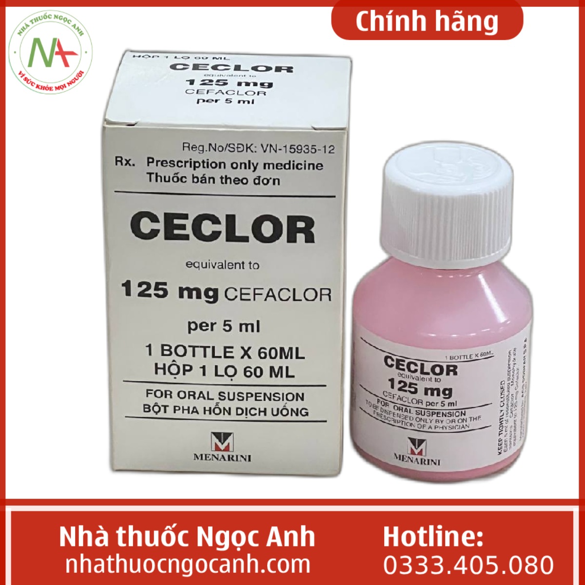 Thuốc Ceclor 125mg/5ml là thuốc gì, có phải kháng sinh không, giá bao ...