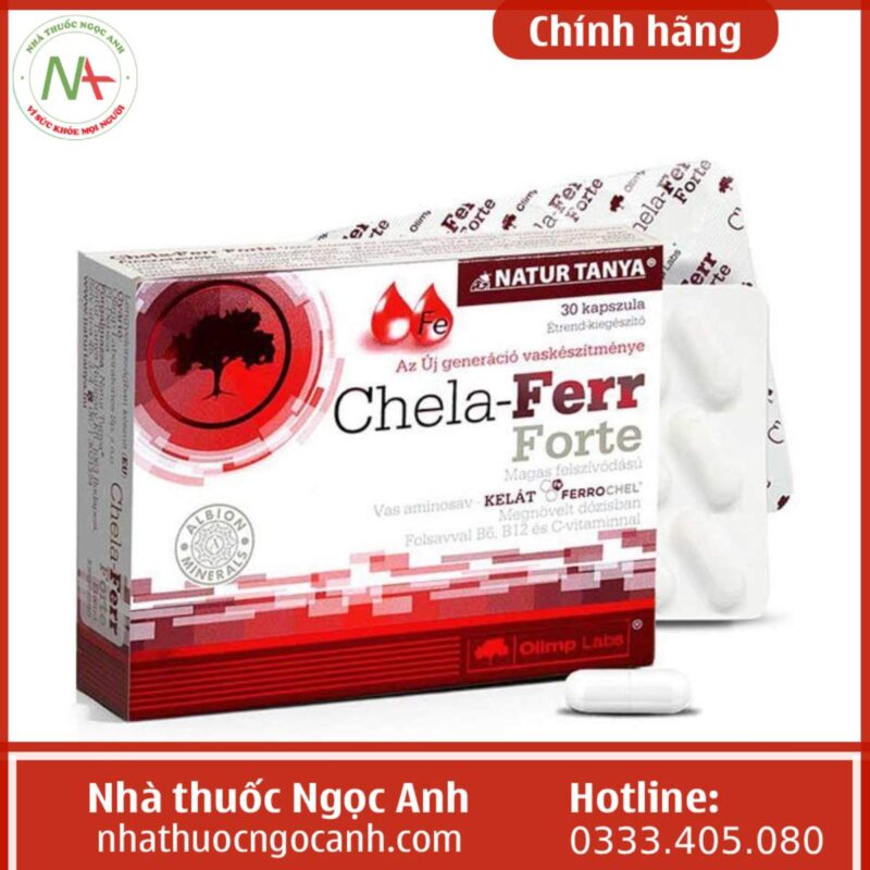 Thuốc Chela-Ferr Forte có tốt không? Giá bao nhiêu? Mua ở đâu?