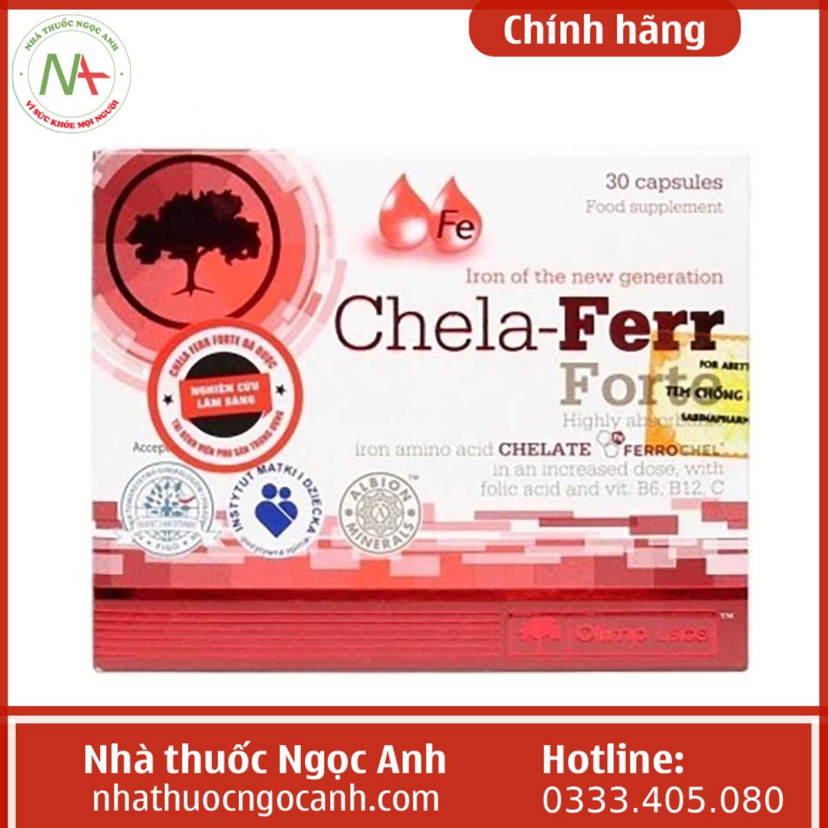 Thuốc Chela-Ferr Forte có tốt không? Giá bao nhiêu? Mua ở đâu?